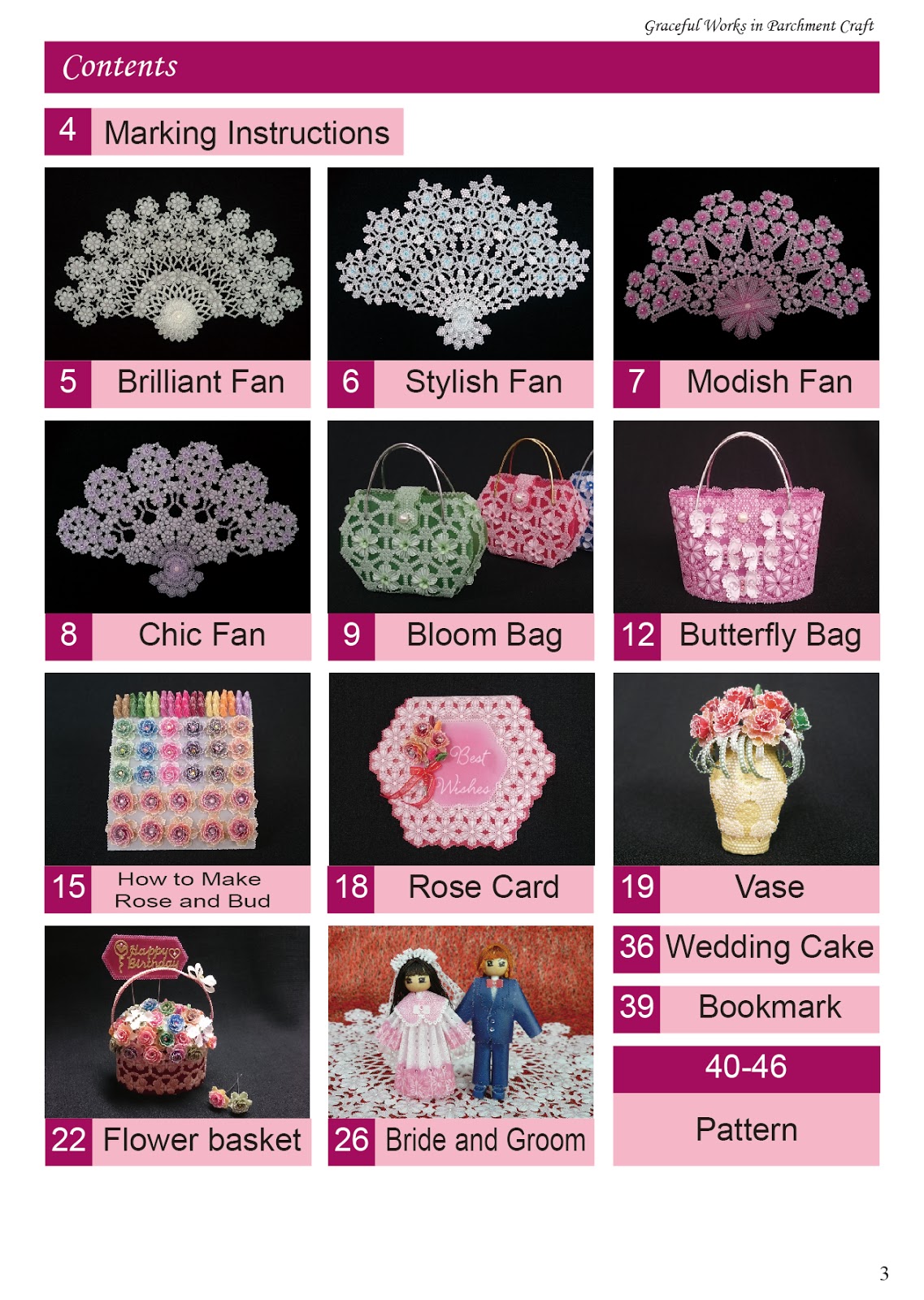 lovely bags in parchment craft: Graceful Works in Parchment Craft