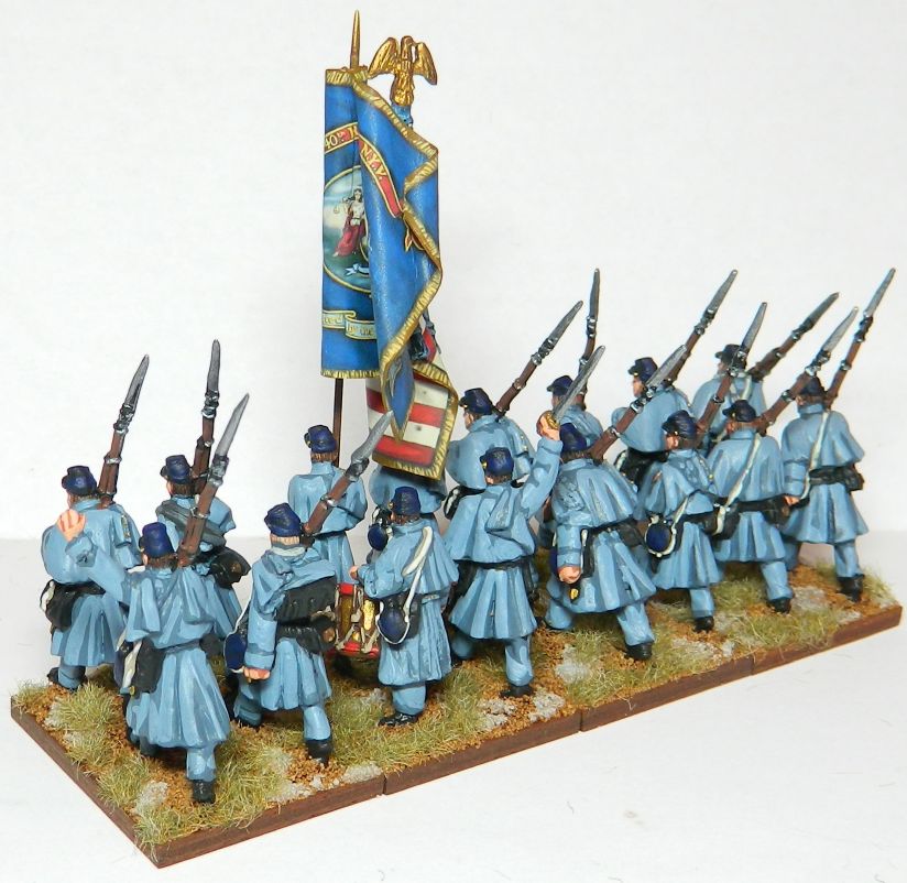 MacPhee's Miniature Men: 28mm ACW Union Infantry in Greatcoats