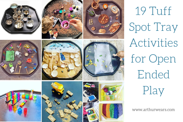 Arthurwears: 57 Tuff Tray Activity ideas for open ended Play