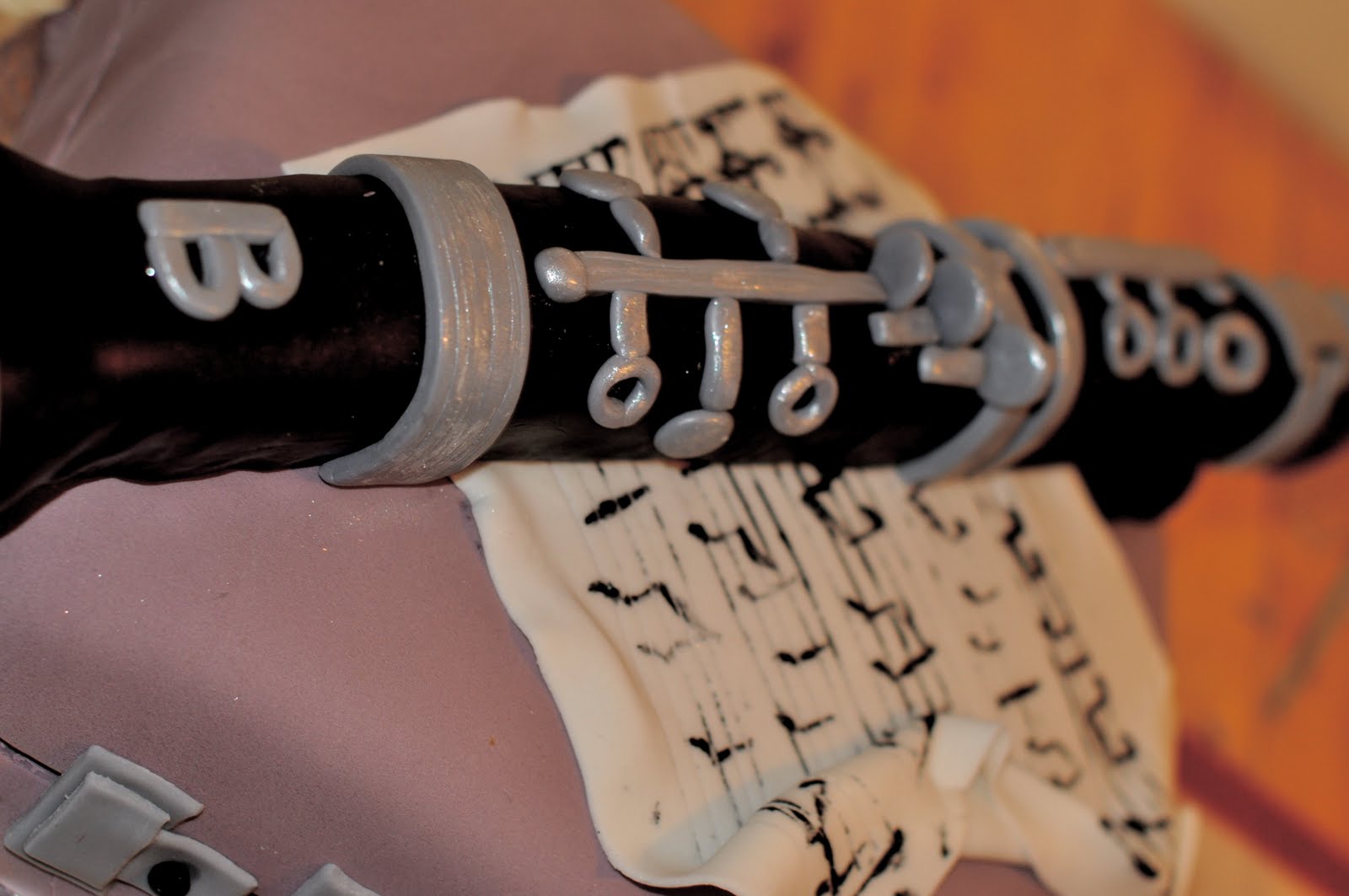 Cakes by Mara: Bob's Clarinet Cake