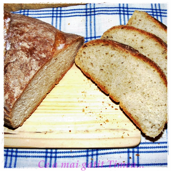 Ce a mai gatit Timea...: Paine cu faina neagra