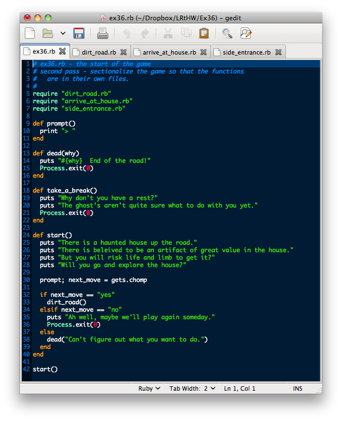 TESTHEAD: Exercise 36: Day 3 (Adjusted): Designing and Debugging: Learn ...