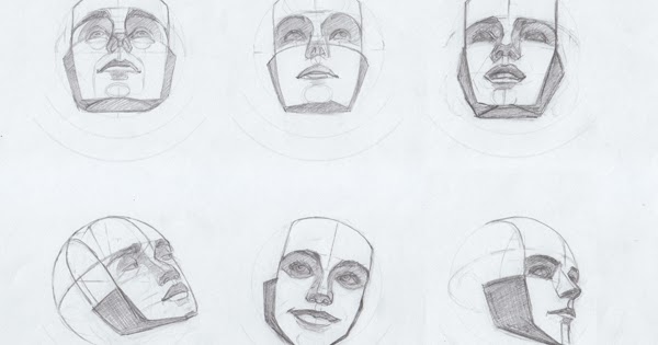 People Looking Up Drawing