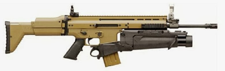 FOTOARMAS.COM: Fusil de Asalto F.N. SCAR (Con lanzagranadas)