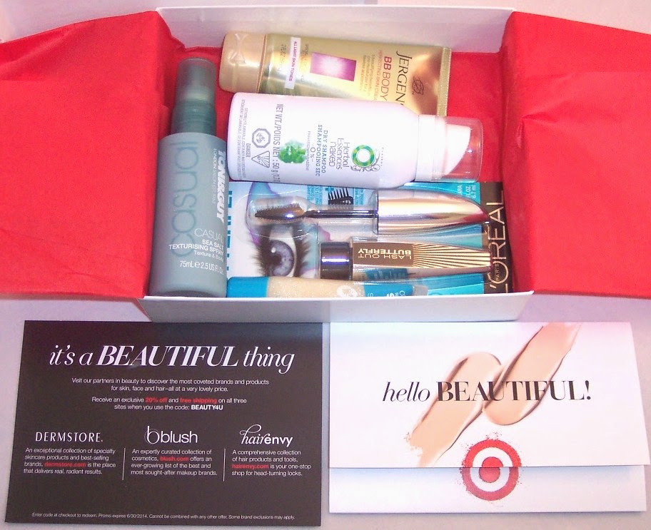 Lone Star Shopper: Target Beauty Box Review, Spring 2014 + 20% Discount ...