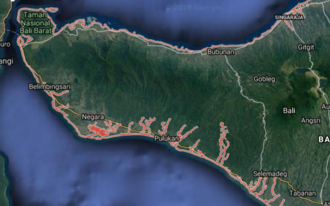 5 Peta Bali | Gambar Peta Pulau Bali Lengkap Terbaru