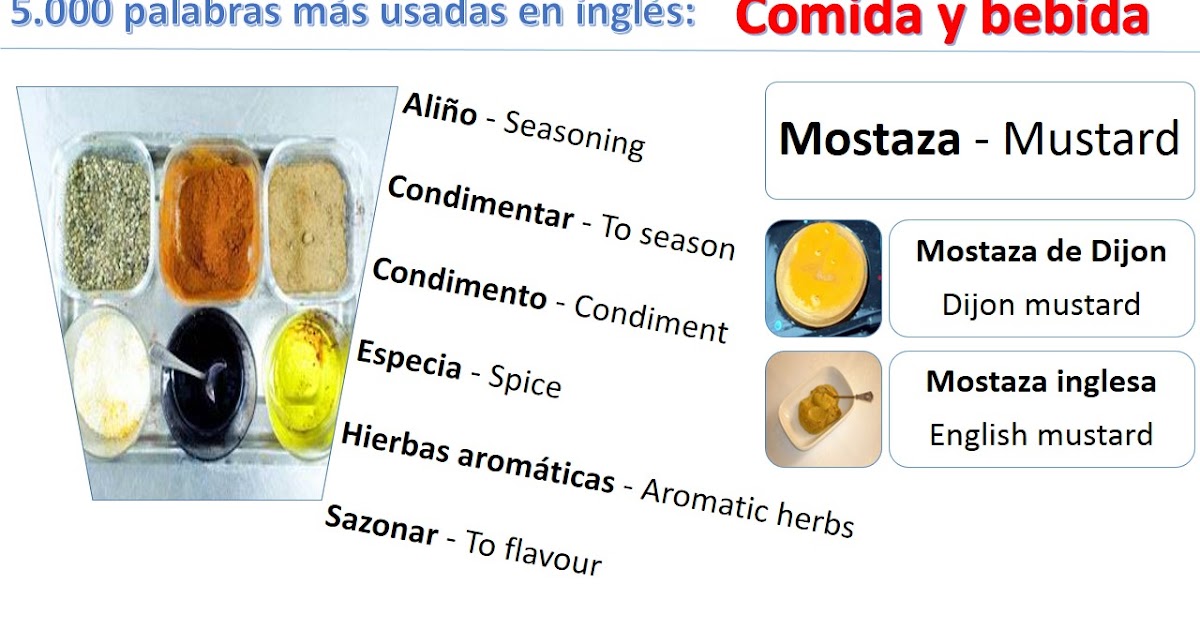 E-P.I.A. Blogs de Idiomas: 5000 palabras: condimentos