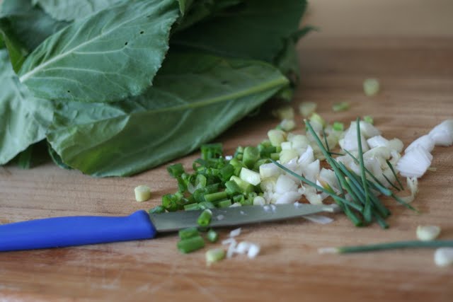Creamy Baby Collards ~ Healthy Eating for Ordinary People