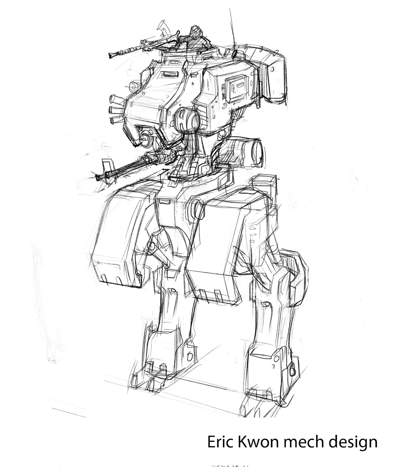1doodle a day: mech sketch homeworks