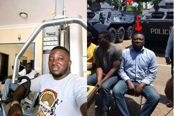 Offa bank robbery gang leader chilling in a gym shortly before his ...