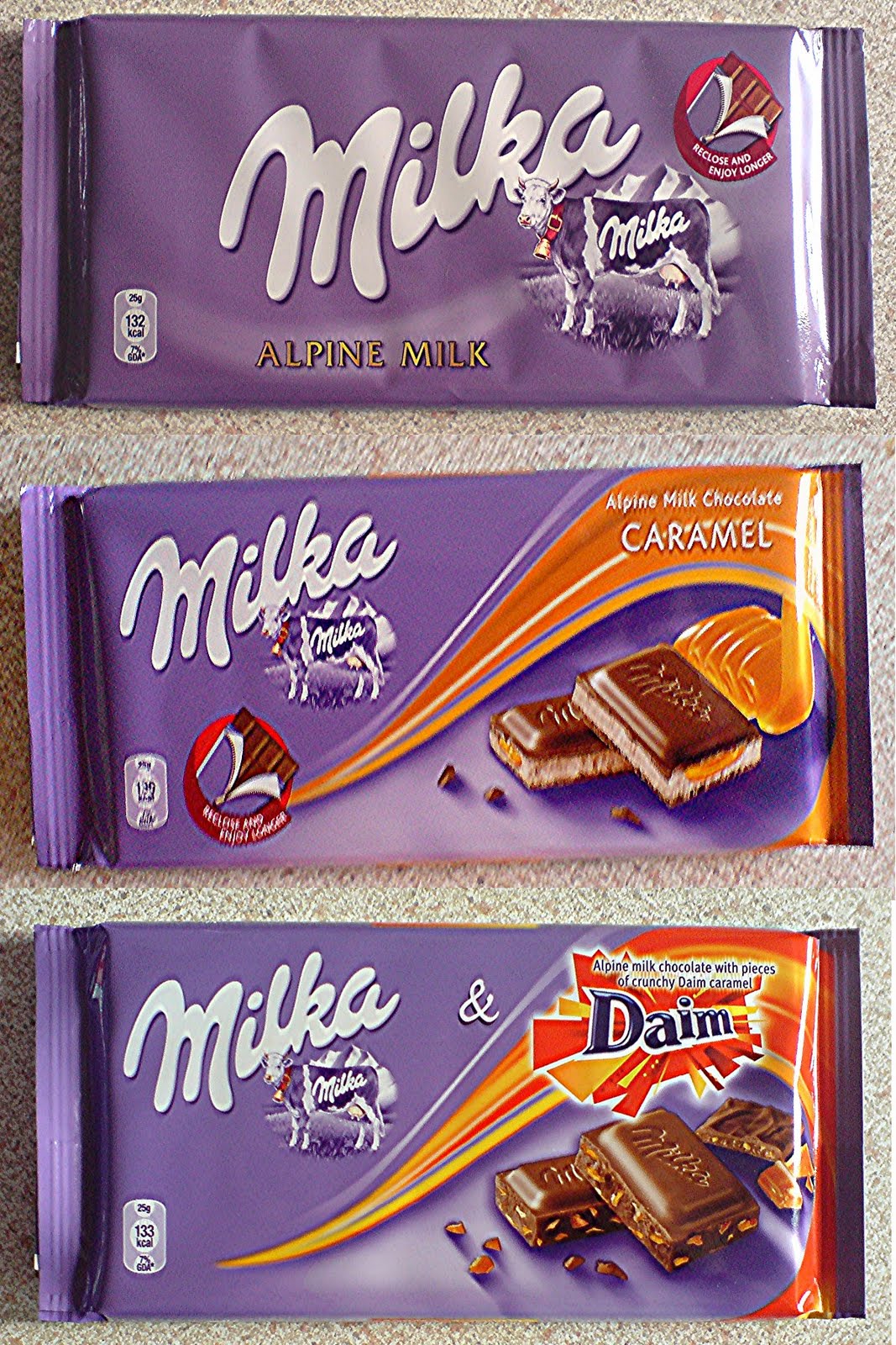Milka Chocolate Bars - Milka Erdbeer/Strawberry Chocolate Bar Review ...