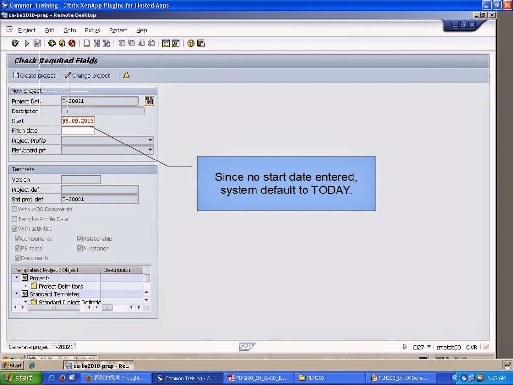 青蛙SAP分享 Froggy's SAP sharing: SAP Project System - Creating Project ...