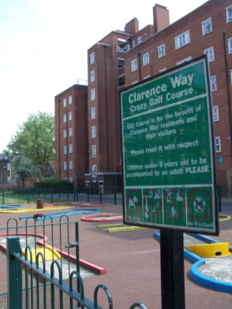 The Ham and Egger Files: Camden Clarence Way Crazy Golf - Crazy World ...