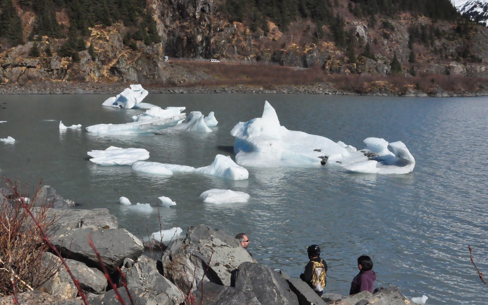 Blogging By Robert Vegas Bob Swetz: Portage Lake Alaska Icebergs by ...