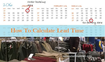 How to Calculate Lead Time of an Apparel Export Order