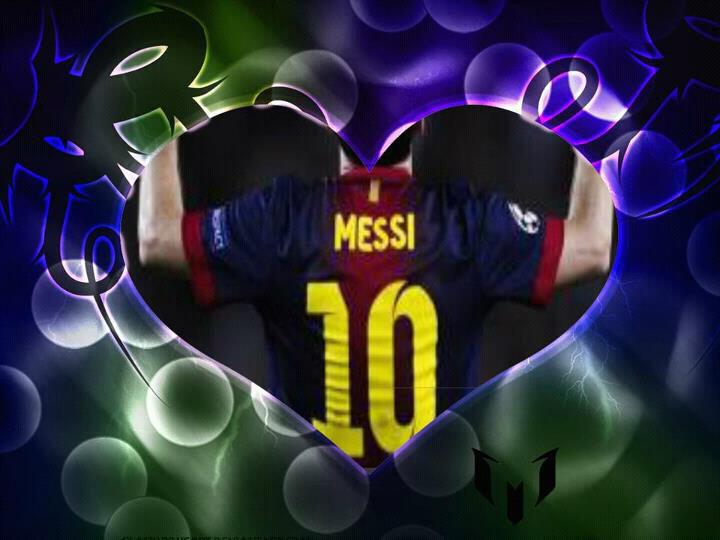 FOTO BLOG CULÉ: CORAZON Y UNA FOTO DE LEO MESSI
