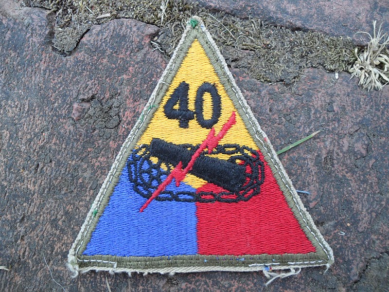 Four Bees: 40th Armored Division Patch, 1954 - 1967, California ...