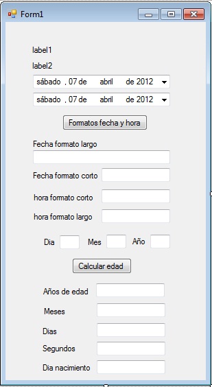 dateTimePicker en VB - PROGRAMACION
