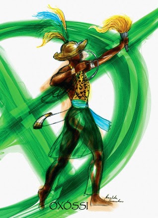 Tenda de Umbanda Adelino Baiano: Orixá do mês - Oxóssi