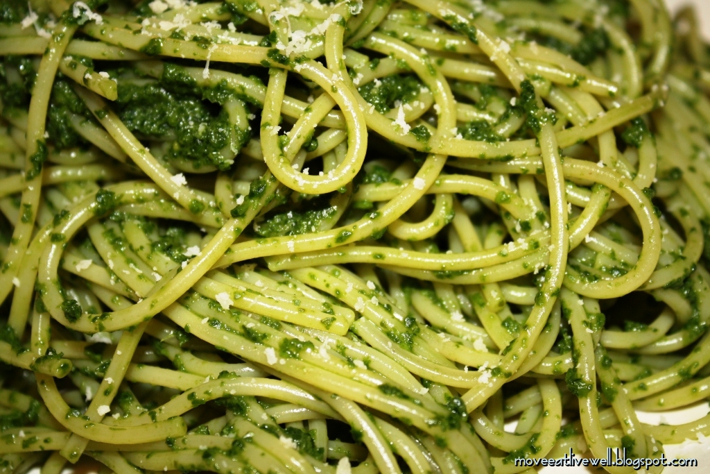 Move. Eat Healthy. Live Better.: PERUVIAN GREEN SPAGHETTI