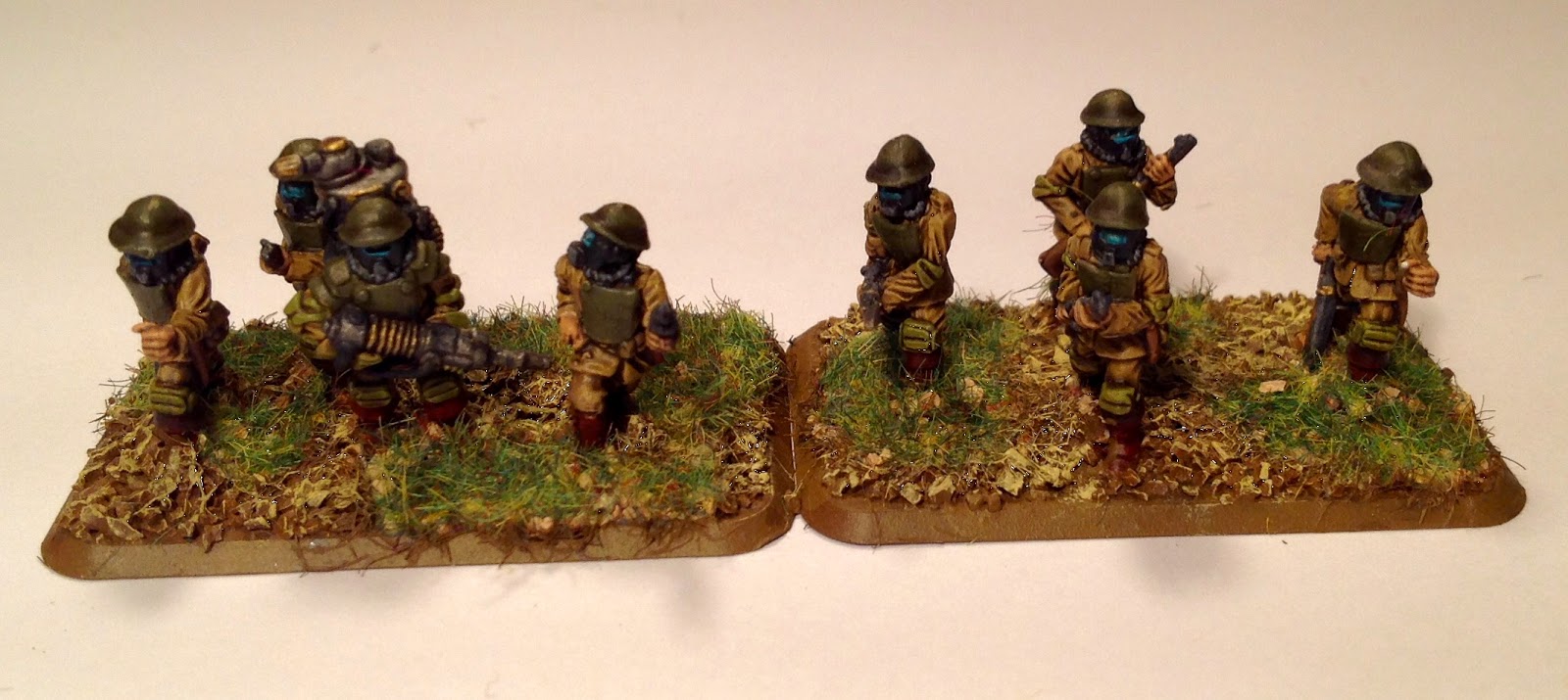 Bunny's Wargame Rantings: Martian Front BEF Infantry