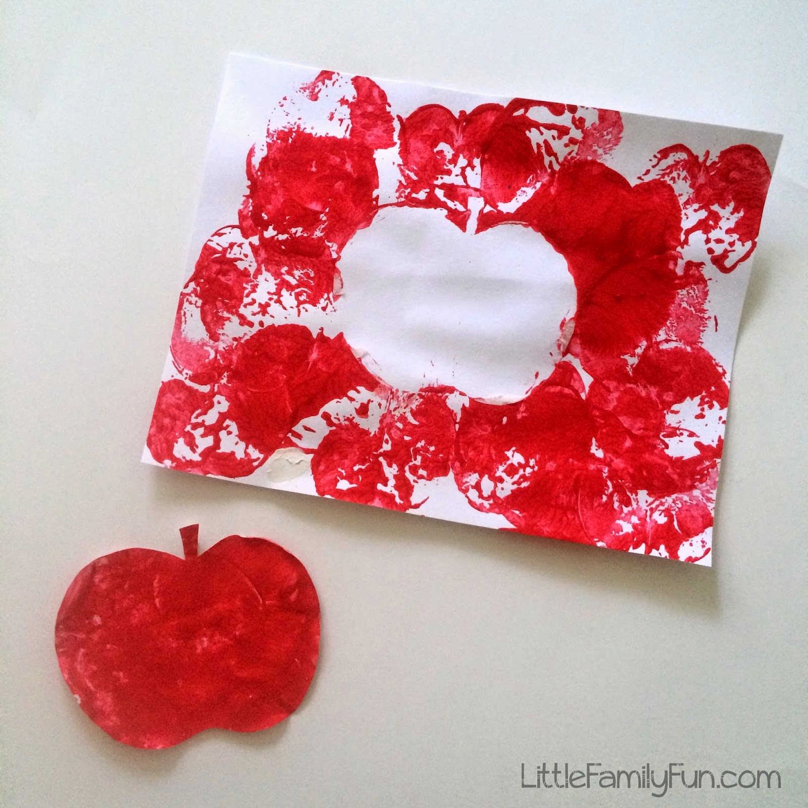 Apple Stamp Craft