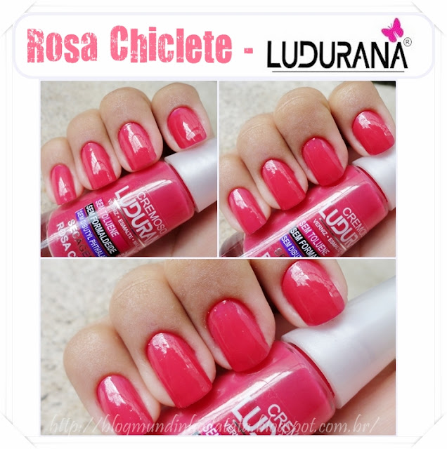 Mundinho da Tata : Esmalte da Semana - Rosa chiclete
