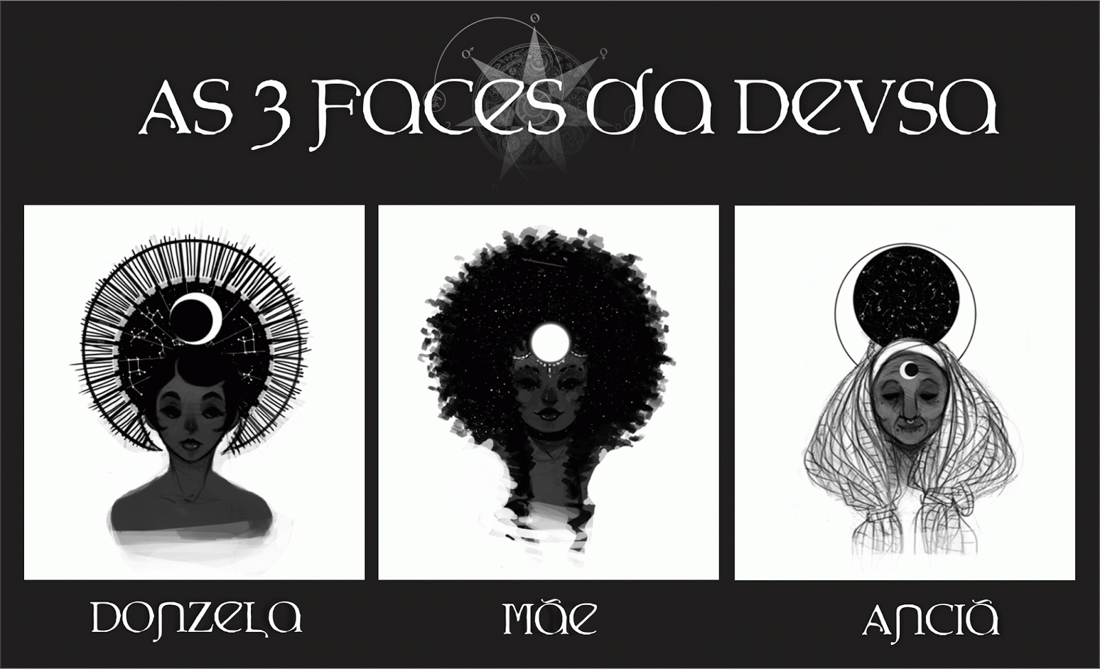 Três faces da Deusa - Mahou Grimoire