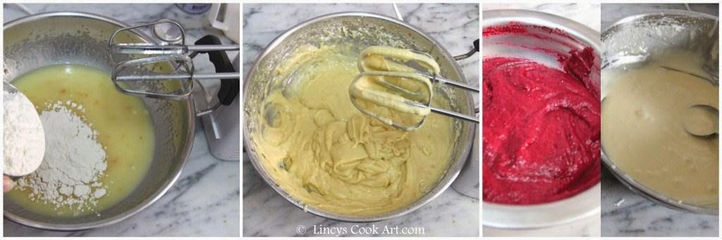 Red Velvet Zebra Cake (Egg less) ~ Lincy's Cook Art