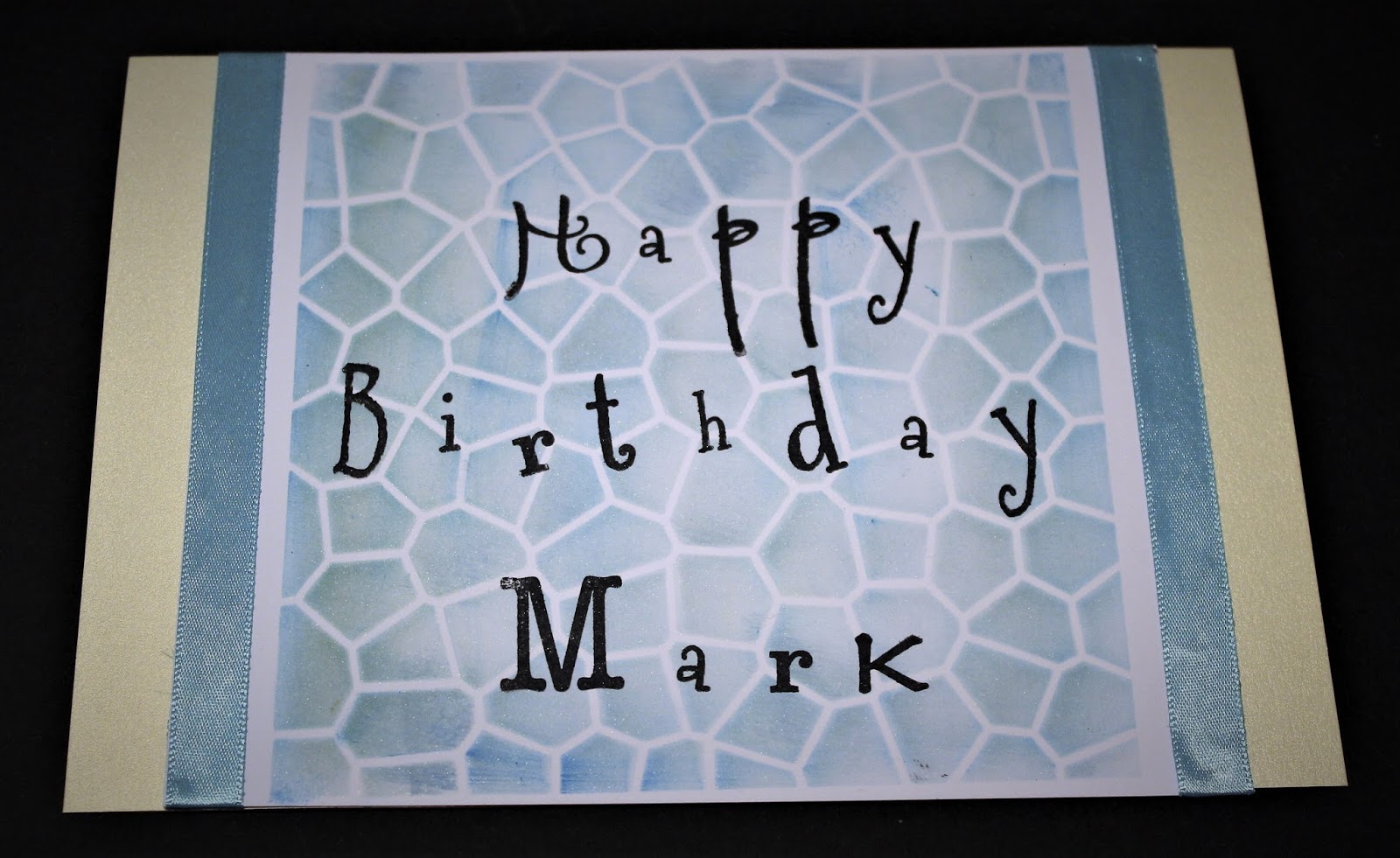 Nanny Gee's Place: Simple Birthday Card