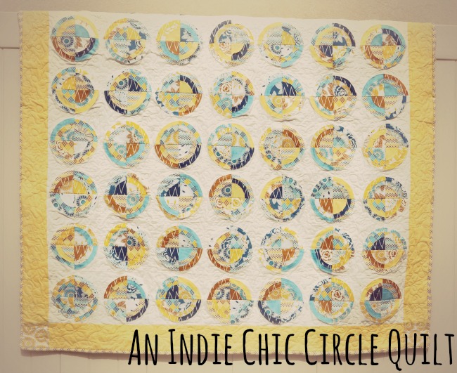 Indie Chic Circle Quilt: A Bulls Eye Quilt Tutorial - Simple Simon and ...