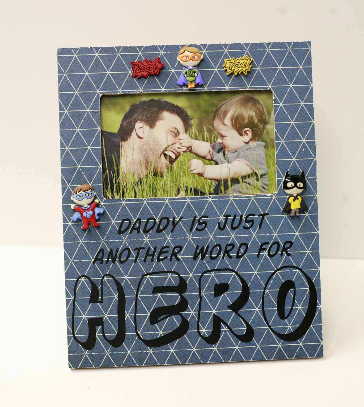 Ben Franklin Crafts and Frame Shop: DIY Daddy Hero Frame