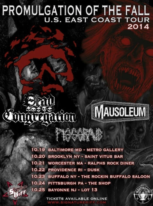 DEAD CONGREGATION East Coast Tour Announced | NataliezWorld