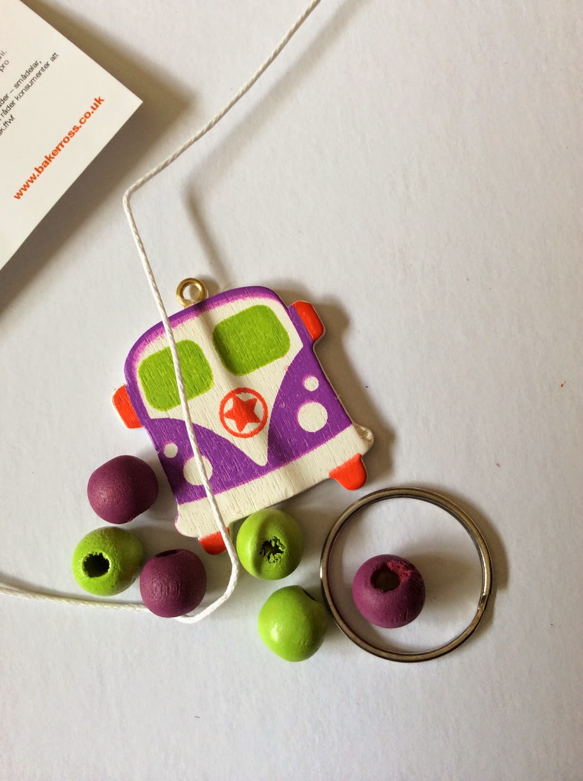 Baker Ross Camper Van Keyring Kit. *review*