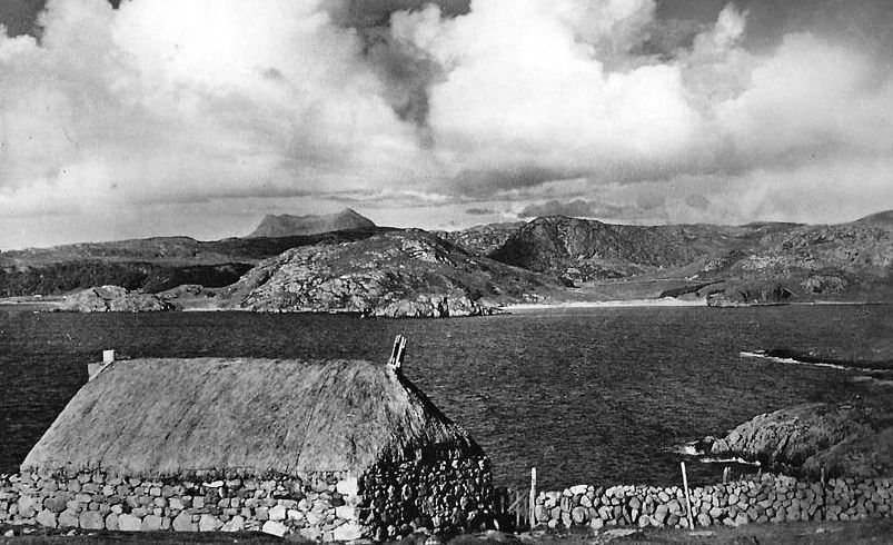 Tour Scotland: Old Photograph Youth Hostel Aultbea Scotland