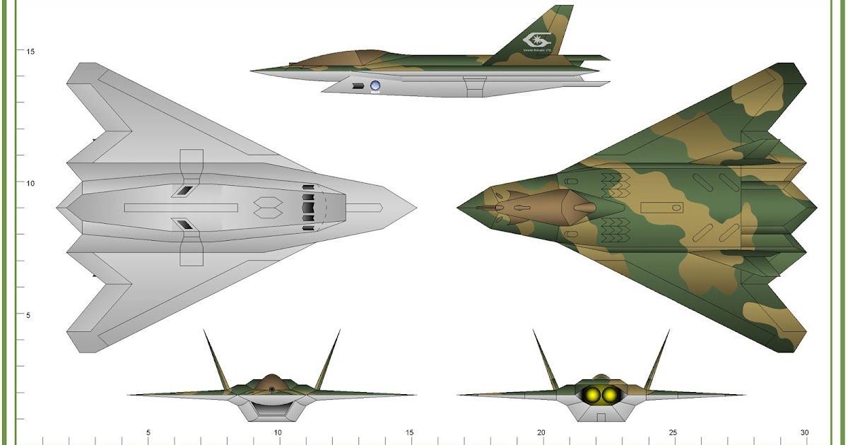 Ace Combat Model - Drawings: F/A-32C Erne