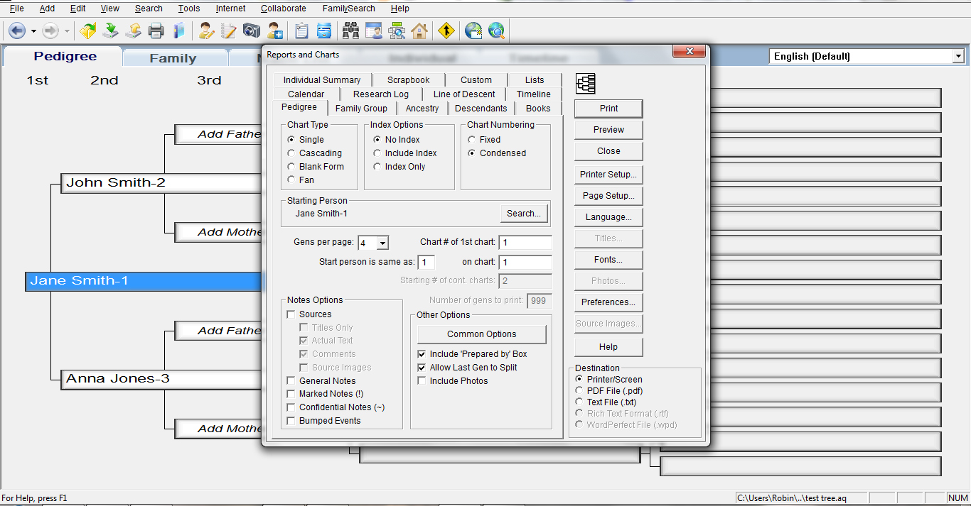 Genealogical Musings: Free Family Tree Software Review: Ancestral Quest ...