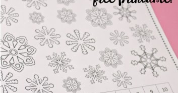 Snowflakes Kindergarten Graph Worksheet | School Time Snippets