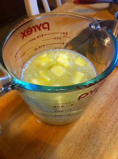 Peach Cobbler...Featuring the Best Helper Ever