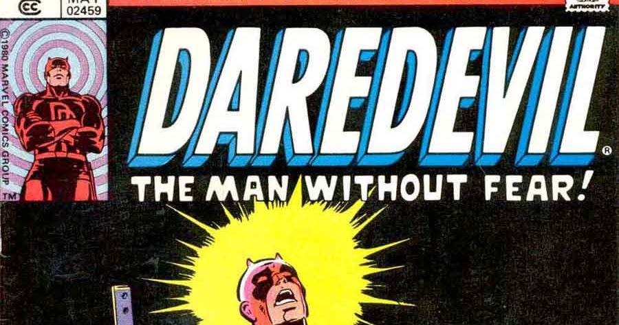 Daredevil #164 - Frank Miller / Wally Wood cover, Miller art - Pencil Ink