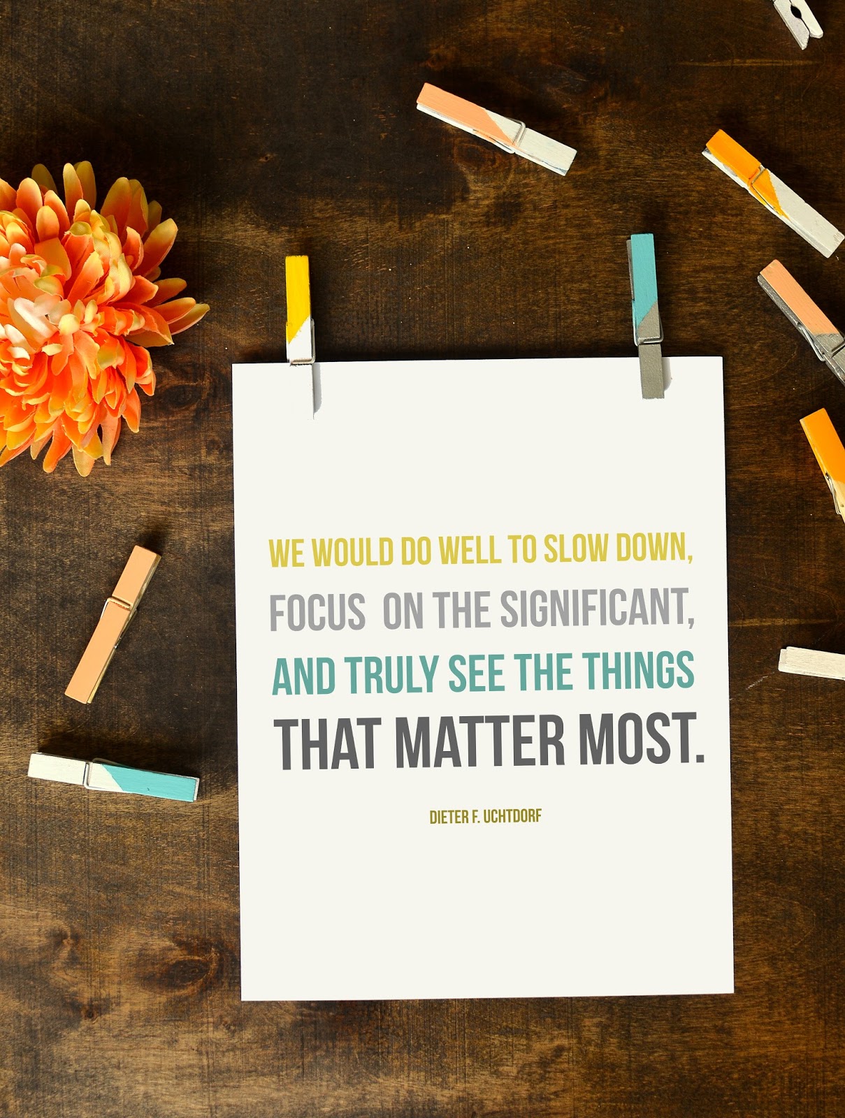 Things that Matter Most + Free Printable - Sisters, What!