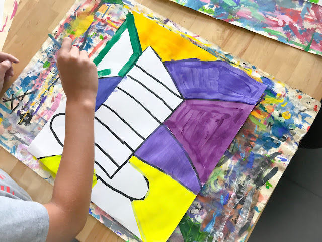 Paintbrush Rocket: 5th Grade Romero Britto Pop Art Paintings!