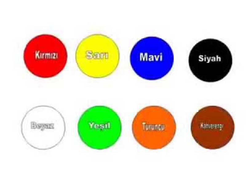 Kindergarten Turkish Language Class: Renkler - Colors