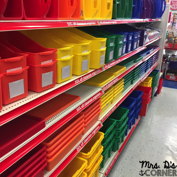 Staying Organized in SPED { Color Coded Classroom } - Mrs. D's Corner