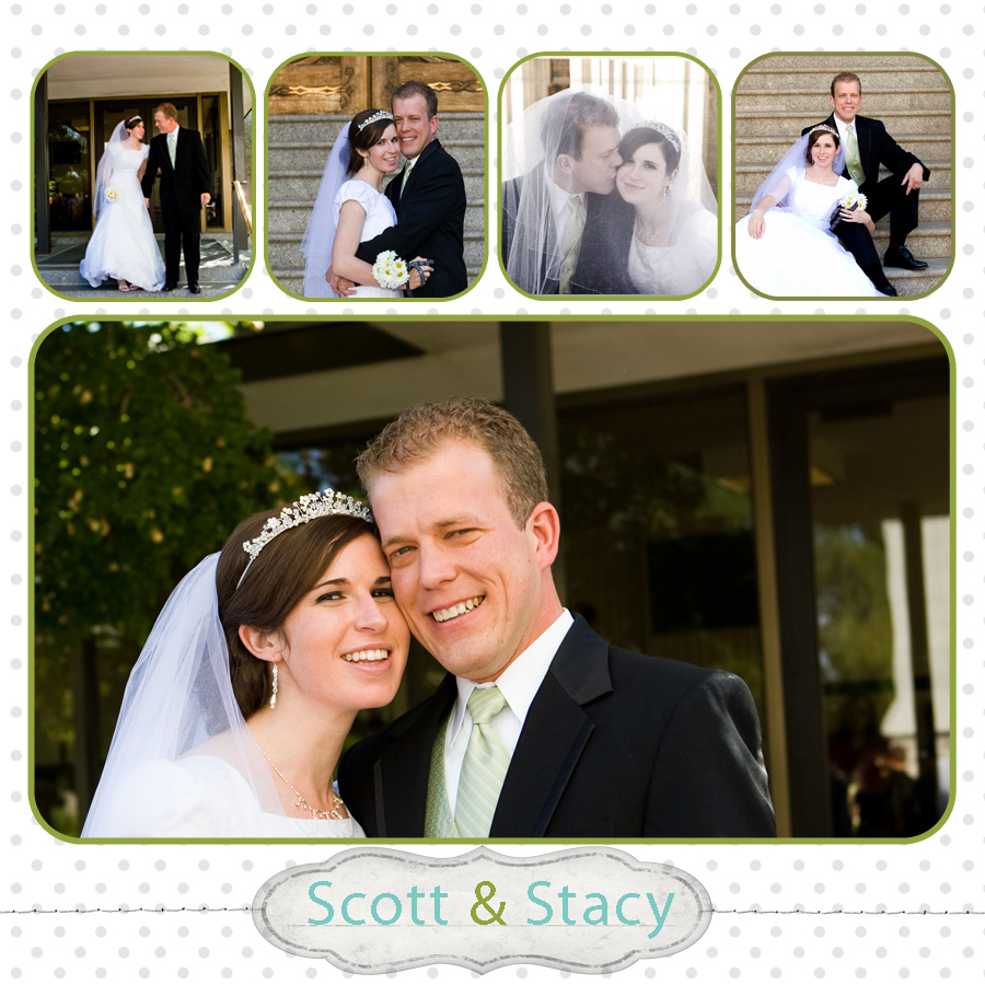 Scott and Stacy: "For time and all Eternity!"