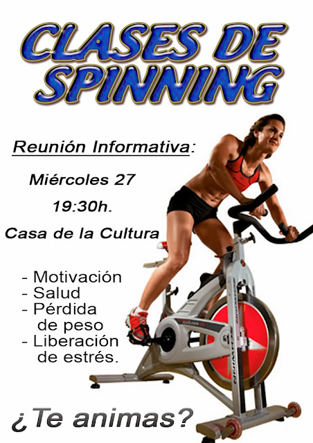 Clases de Spinning en Guadiana - Ayuntamiento de Guadiana