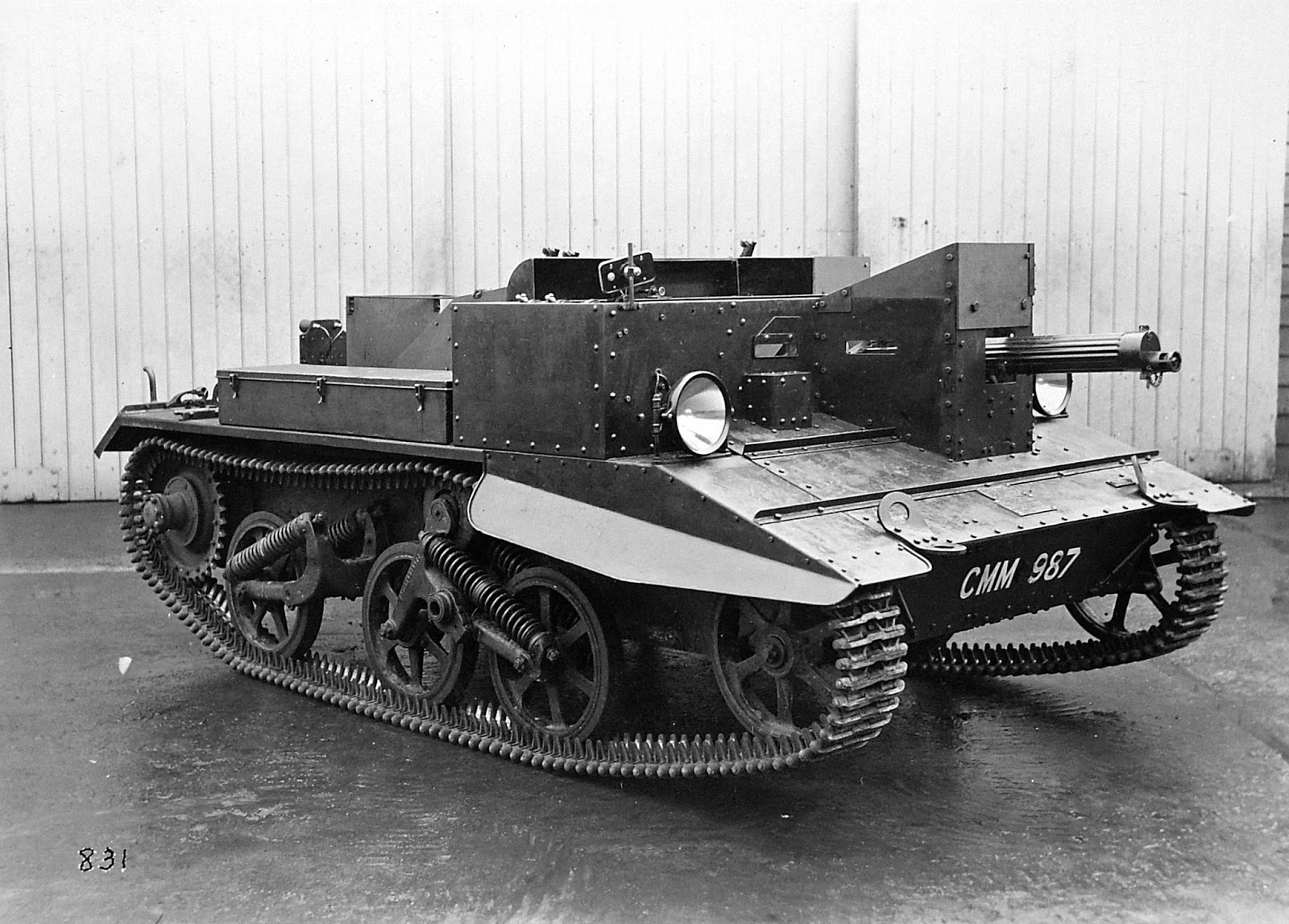 Interwar Tank Development: Vickers Carden-Loyd Fighting Tractor, 1936