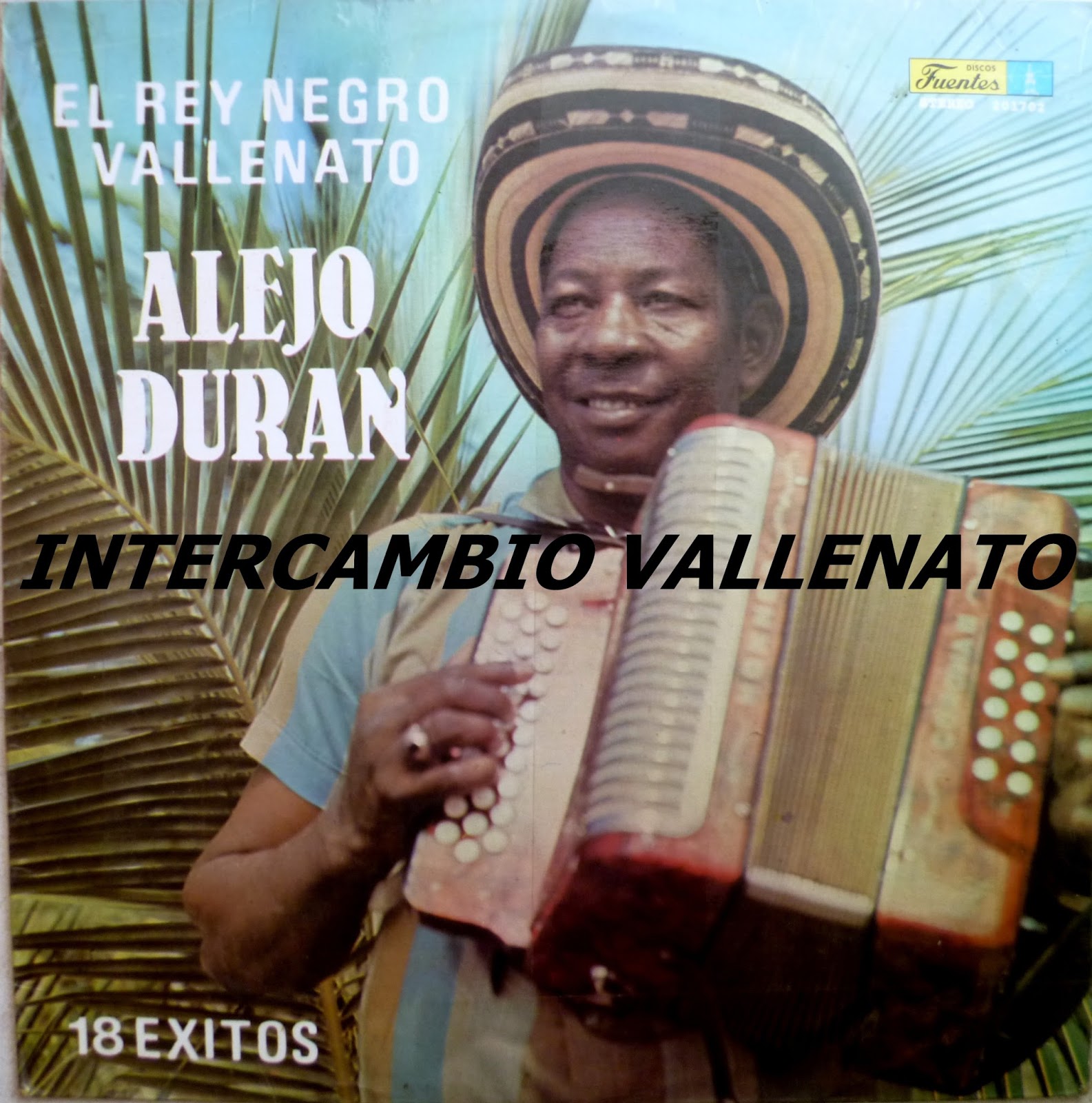 INTERCAMBIO VALLENATO: ALEJANDRO DURAN - 1990 - 18 EXITOS