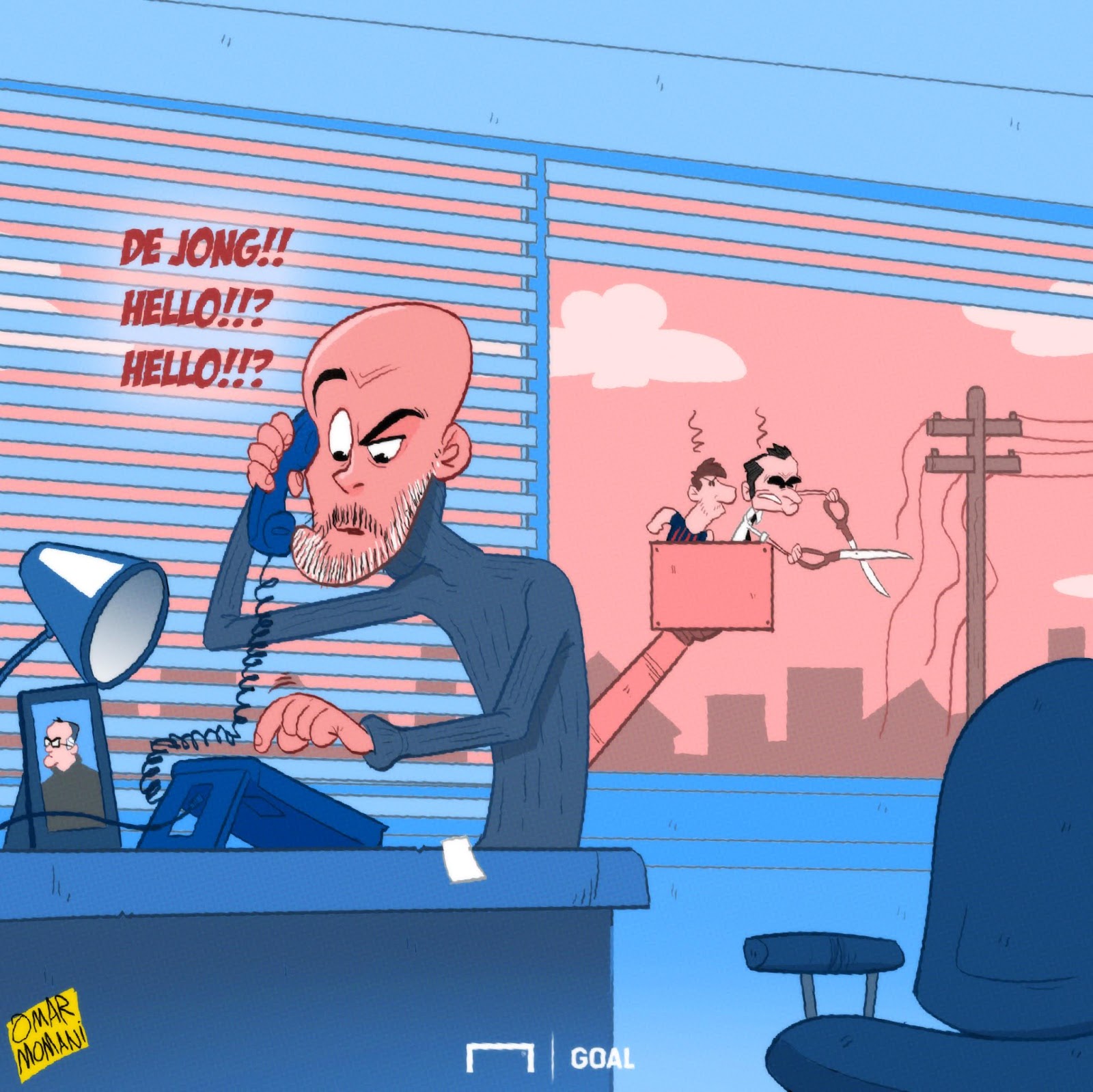 Omar Momani cartoons: Marcelo Bielsa