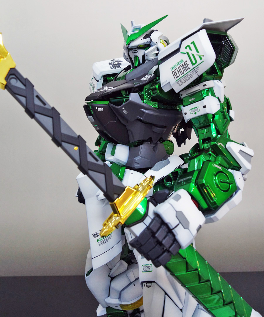 GUNDAM GUY: PG 1/60 Gundam Astray Green Frame - Painted Build